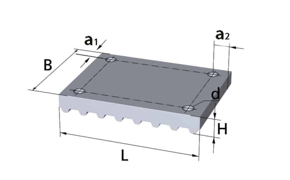 Al T5 Clamp Plate To Suit 25MM Wide Belt | Belting Online