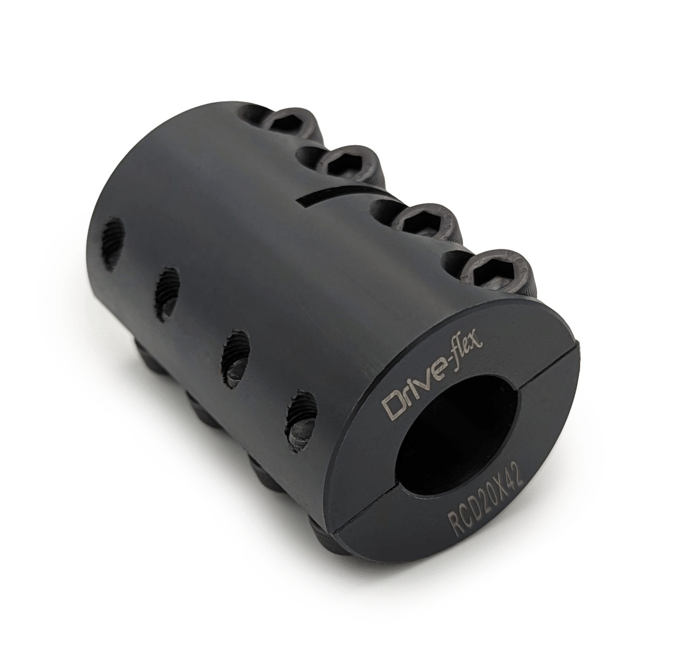 Double Split Rigid Coupling 20X42X65mm Steel Black Oxide | Belting Online